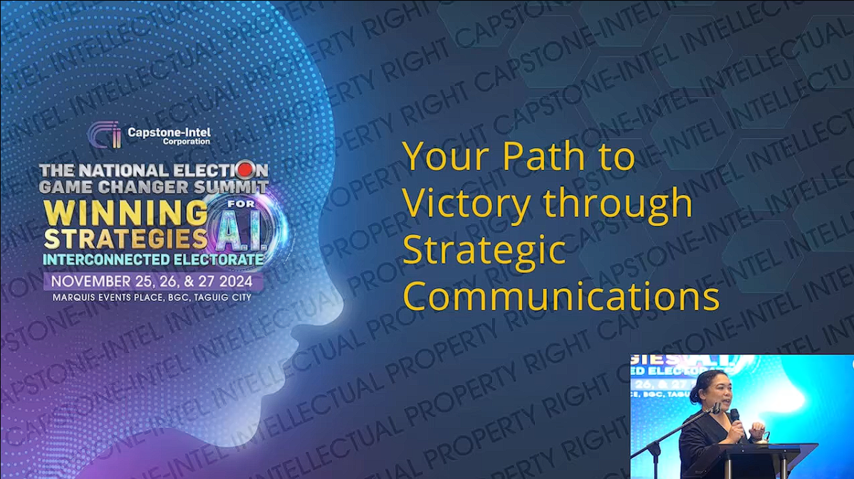 Strategic Communication, Definition, and Elements - Capstone-Intel